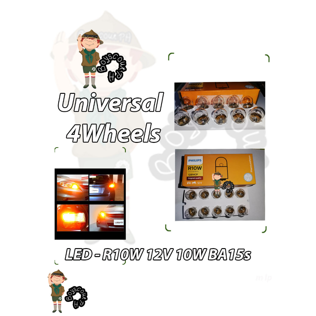 Led light R10w 12v 10w BA15s , Flasher, signal light, light , ilaw ...