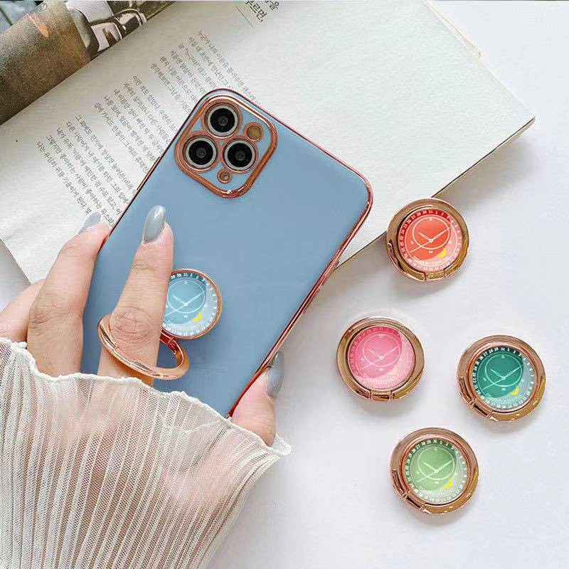 360° Rotating Phone Stand Mini Folding Phone Bracket Metal Mechanical ...