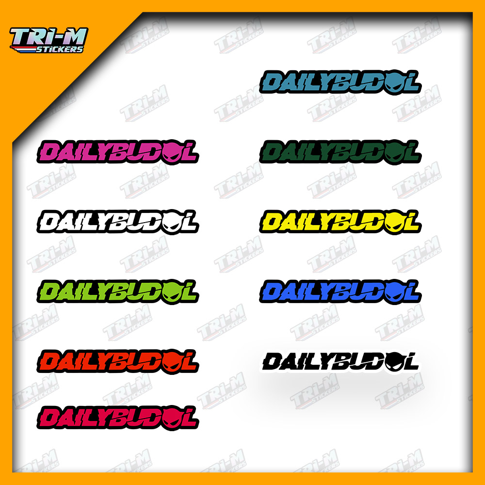 Daily Budol Sticker Motorcycle Design Sticker Tumbler Sticker Car ...