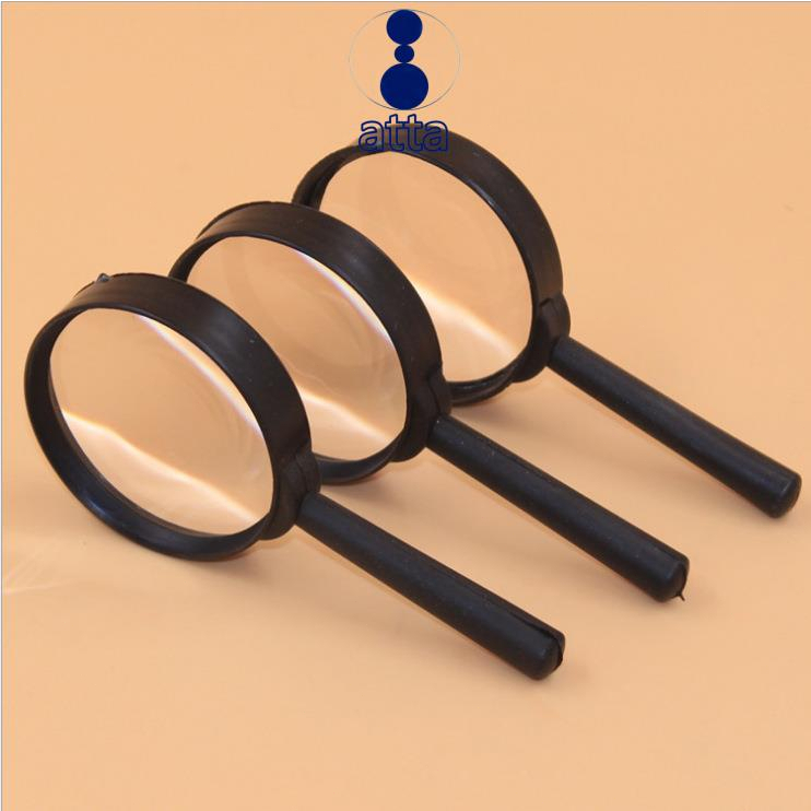 60MM Handheld Mini Plastic Magnifier Reading Magnifying Glass ...