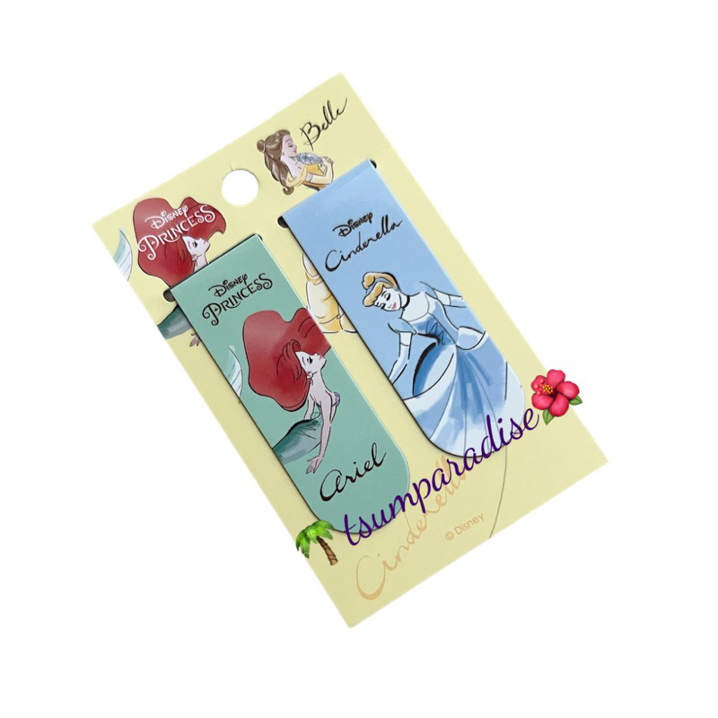 Magnetic Bookmark set of 2pcs Ariel Alice Mickey Mouse Pooh Pompompurin ...