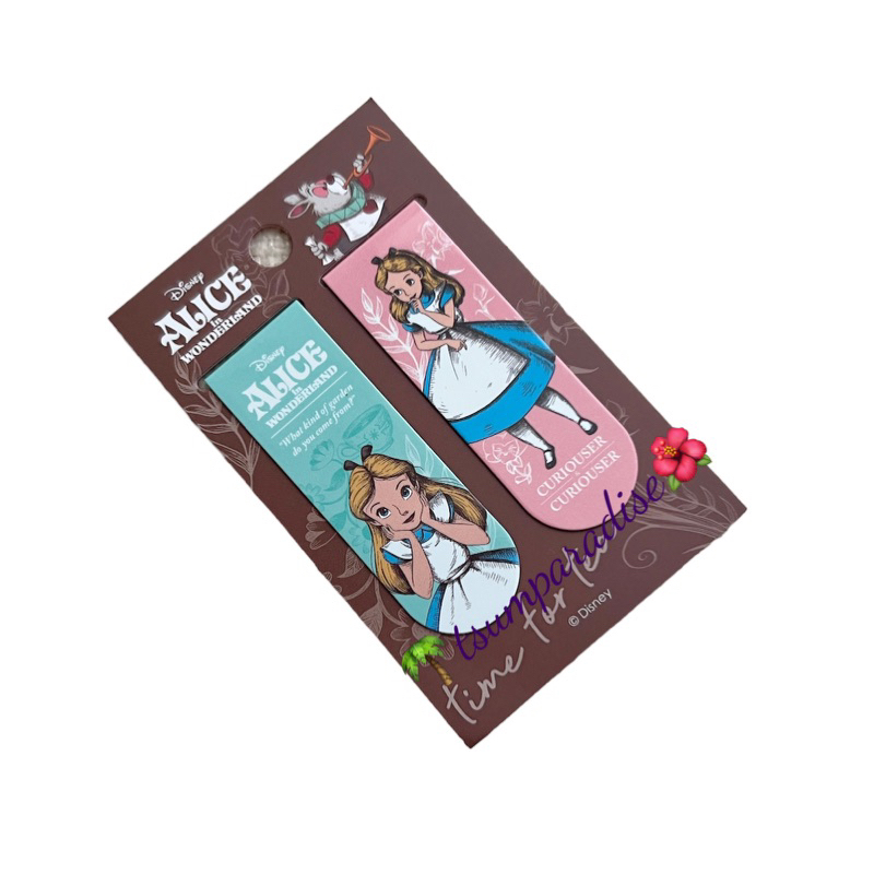 Magnetic Bookmark set of 2pcs Ariel Alice Mickey Mouse Pooh Pompompurin ...
