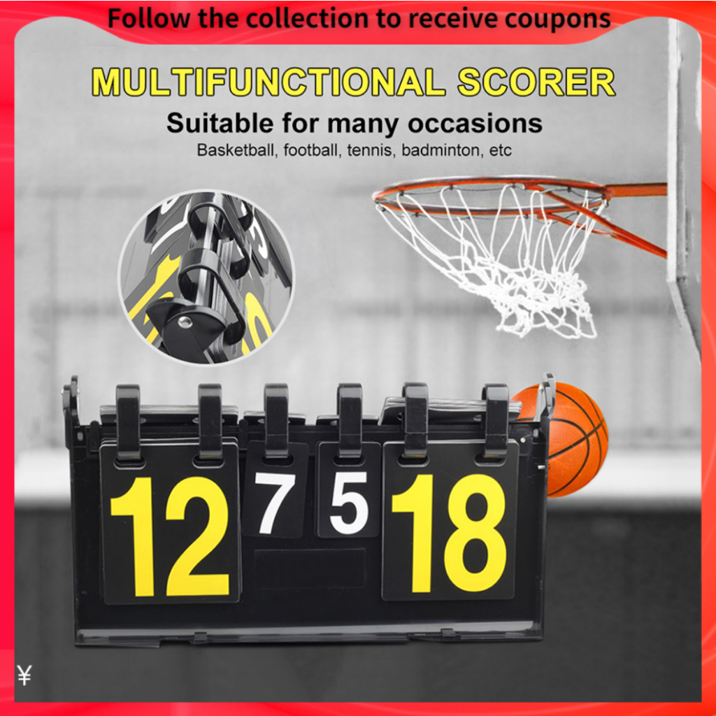 PVC Badminton Football Volleyball Competitions 4 Digit Multi Sports Scoreboard | Shopee Philippines