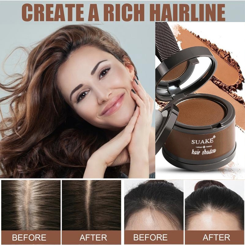 Hairline Powder Hair Shadow Powder Black/Dark Coffee Color Forehead ...