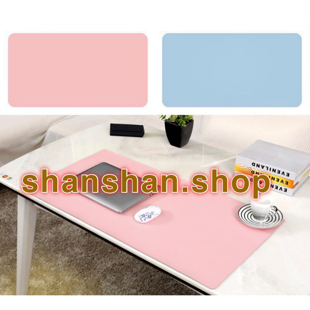 Double-side PU Leather Desk Pad Waterproof Mouse Pad Portable Large ...