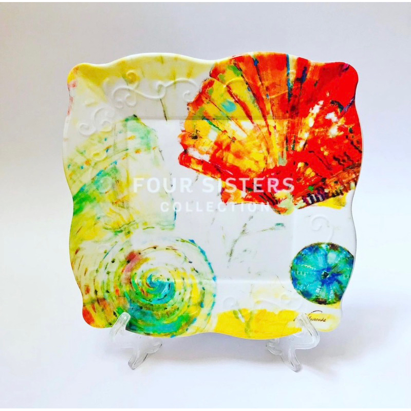 Melamine Clam Square Plate | Shopee Philippines