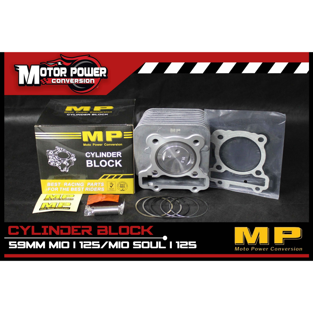 MP cylinder block yamaha mio i 125 mio soul i 125 59MM | Shopee Philippines