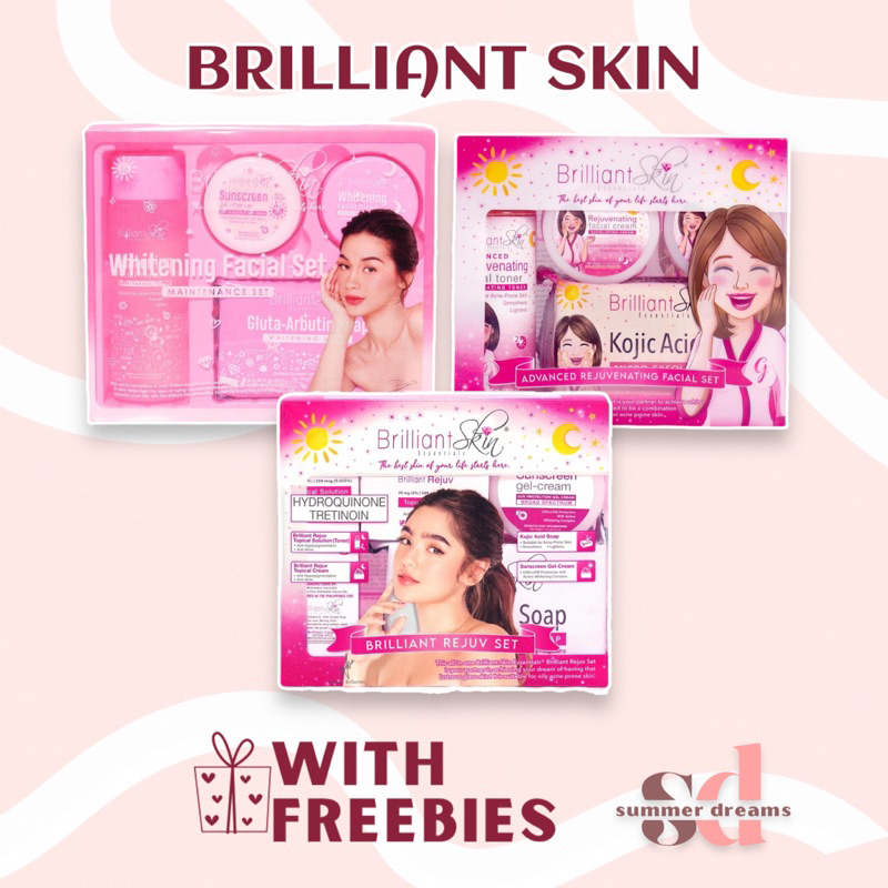 Brilliant Skin Essentials Rejuvenating Facial Set Hydrating Whitening