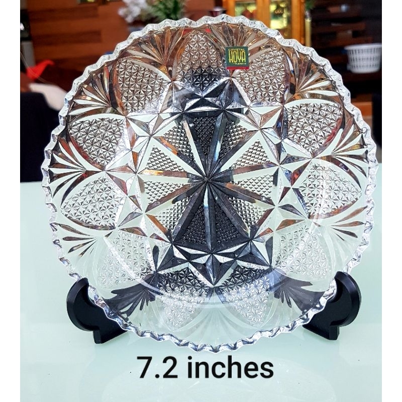 Hoya crystal breakfast plate | Shopee Philippines