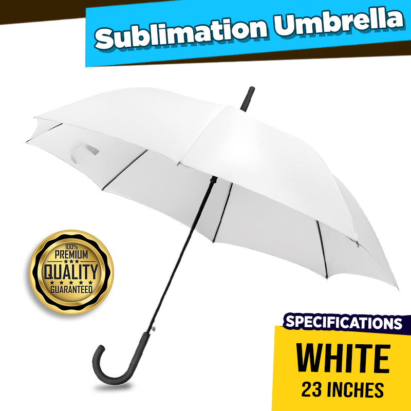 Sublimation Printable Umbrella White for UV and Weather Protection 23 ...