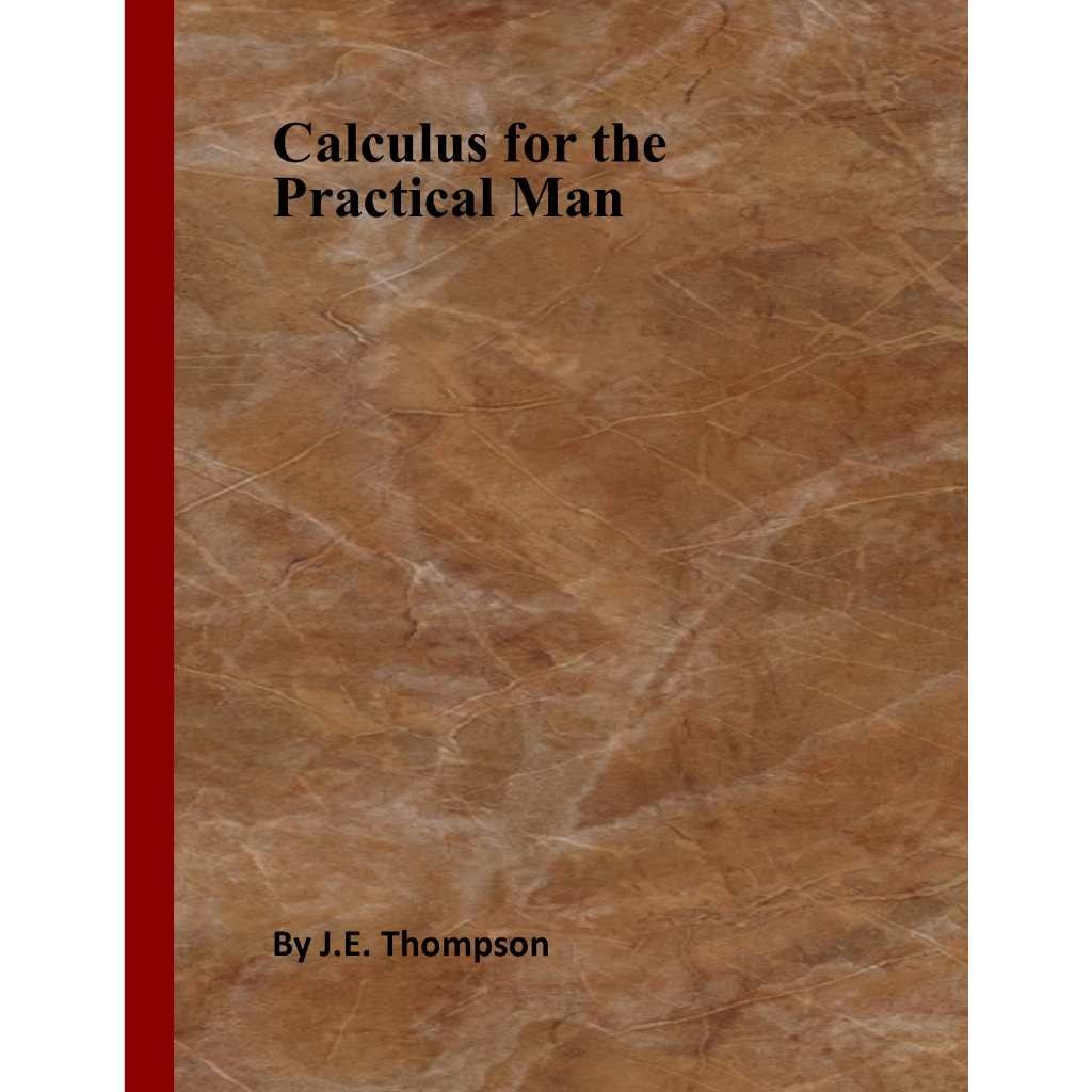 Calculus for the Practical Man by J.E. Thompson | Shopee Philippines