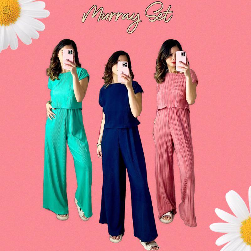 PBC MURRAY SET (Pleated) | Shopee Philippines