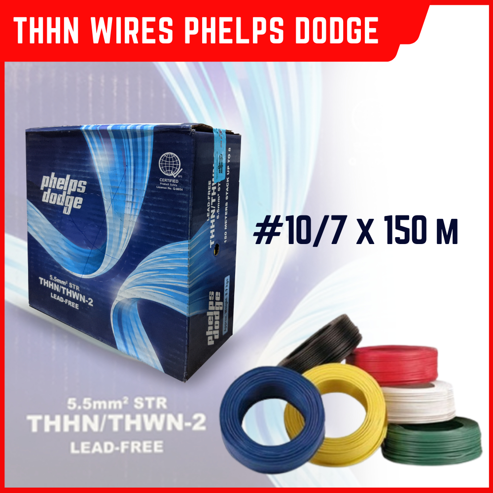 1 BOX PHELPS DODGE PD THHN/THWN-2 LEAD FREE (14/7, 12/7, 10/7, 8/7) ELECTRICAL STRANDED WIRE ...