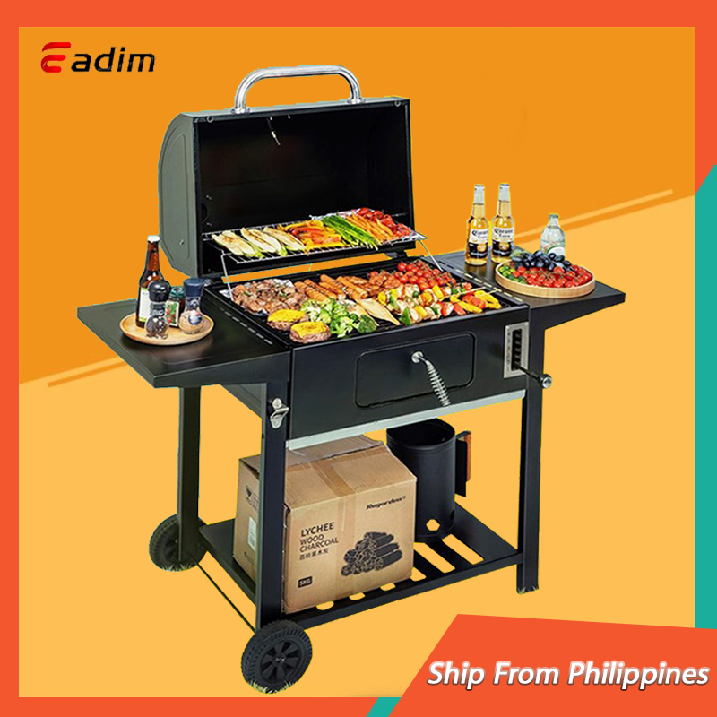 Extra Large Stainless Steel Outdoor BBQ Grill Charcoal Stove BBQ ...