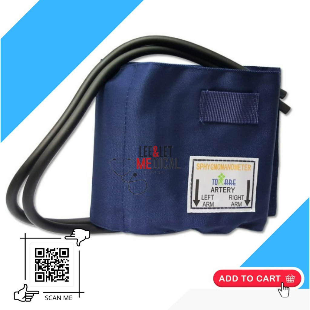 (L&L-J) Topcare Arm Cuff with Inflation Bag (Adult / Pedia) | Shopee ...