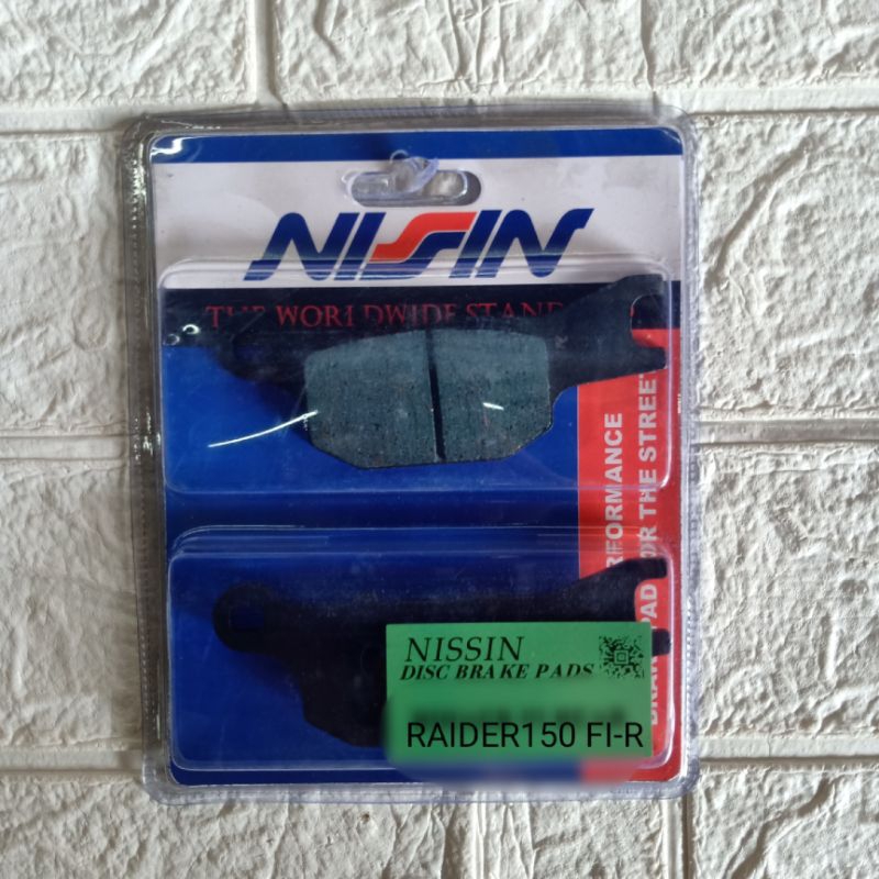 NISSIN Brake Pad RAIDER150 FI-REAR | Shopee Philippines