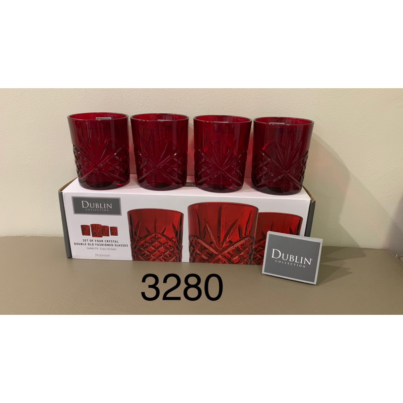dublin red glass set | Shopee Philippines