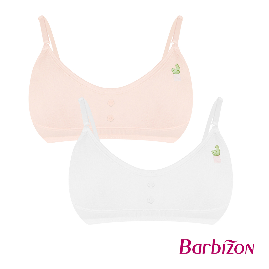 Barbizon Sweet Bloom 2-in-1 Pack Training Bra Girls Underwear | Shopee ...