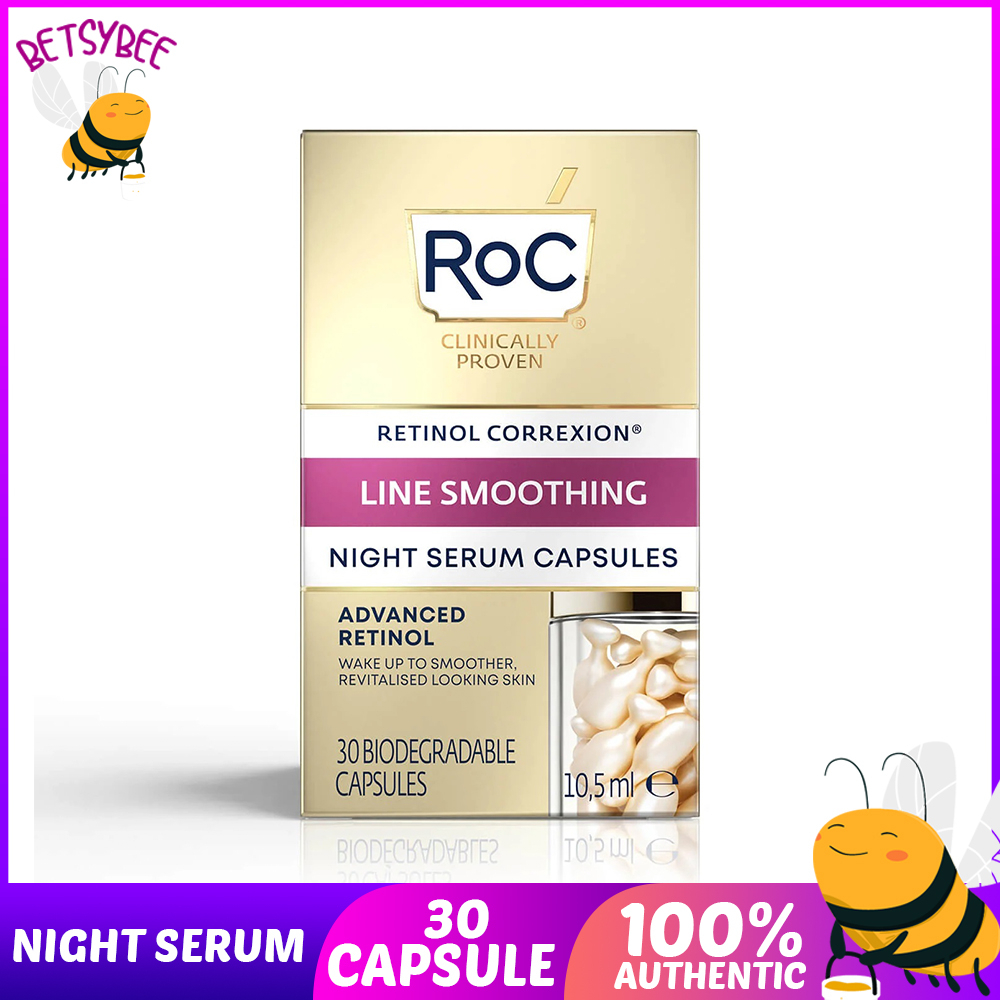 RoC Retinol Correxion Night Serum Capsules Line Smoothing 30 ...