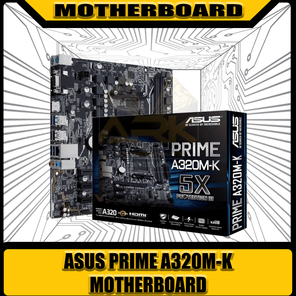 ASUS Prime A320M-K Motherboard | Shopee Philippines