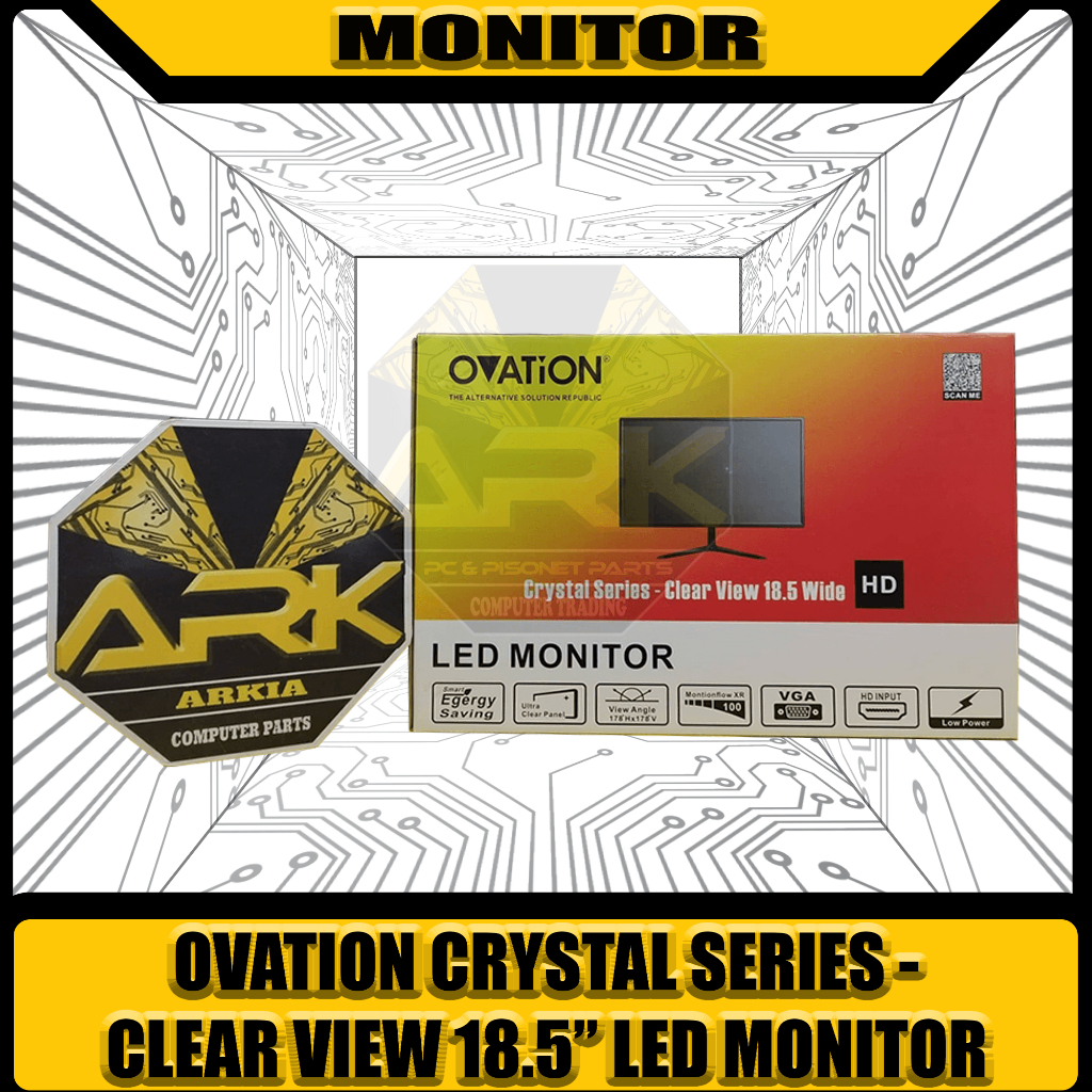 Ovation 18.5Inches Crystal Monitor | Shopee Philippines