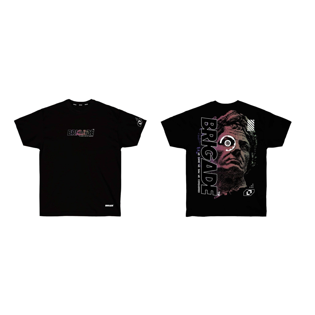 ALL LOCAL BRAND - Brigade "CONQUERED" Men T-Shirt (Black) | Shopee ...