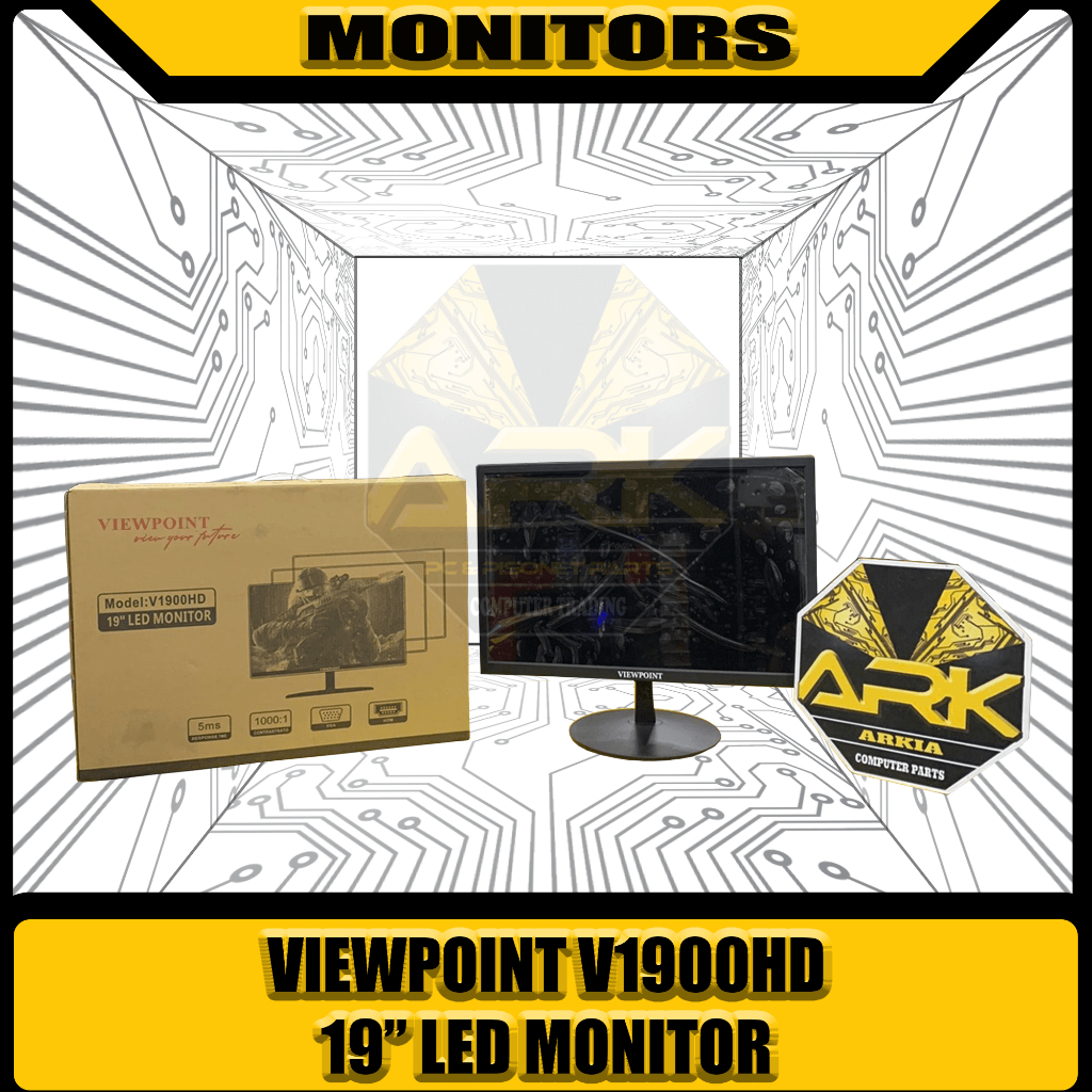 Viewpoint V1900HD 19" LED Monitor | Shopee Philippines