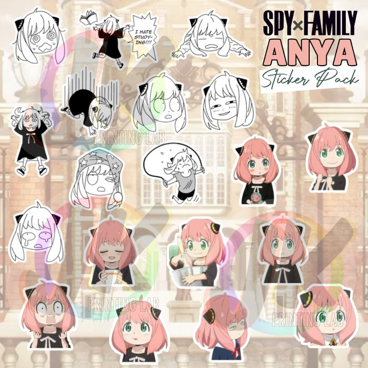Spy X Family - Anya Sticker Set [20pcs] | Shopee Philippines