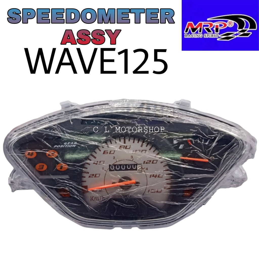 MRP HONDA WAVE 125 SPEEDOMETER GAUGE ORIGINAL RACING HIGH QUALITY ...