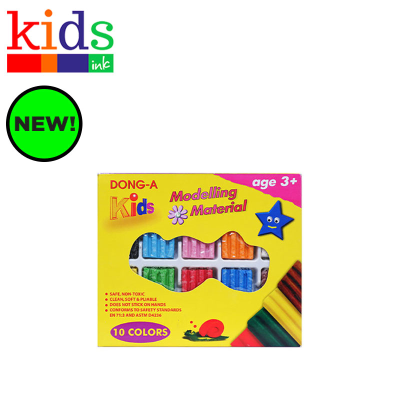 DONG-A KIDS MODELLING CLAY 10 COLORS - Kids Ink | Shopee Philippines