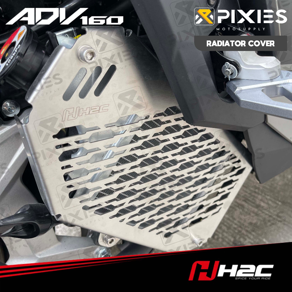 H2C RADIATOR COVER for HONDA ADV 160 / PCX 160 / CLICK 160 | Shopee ...