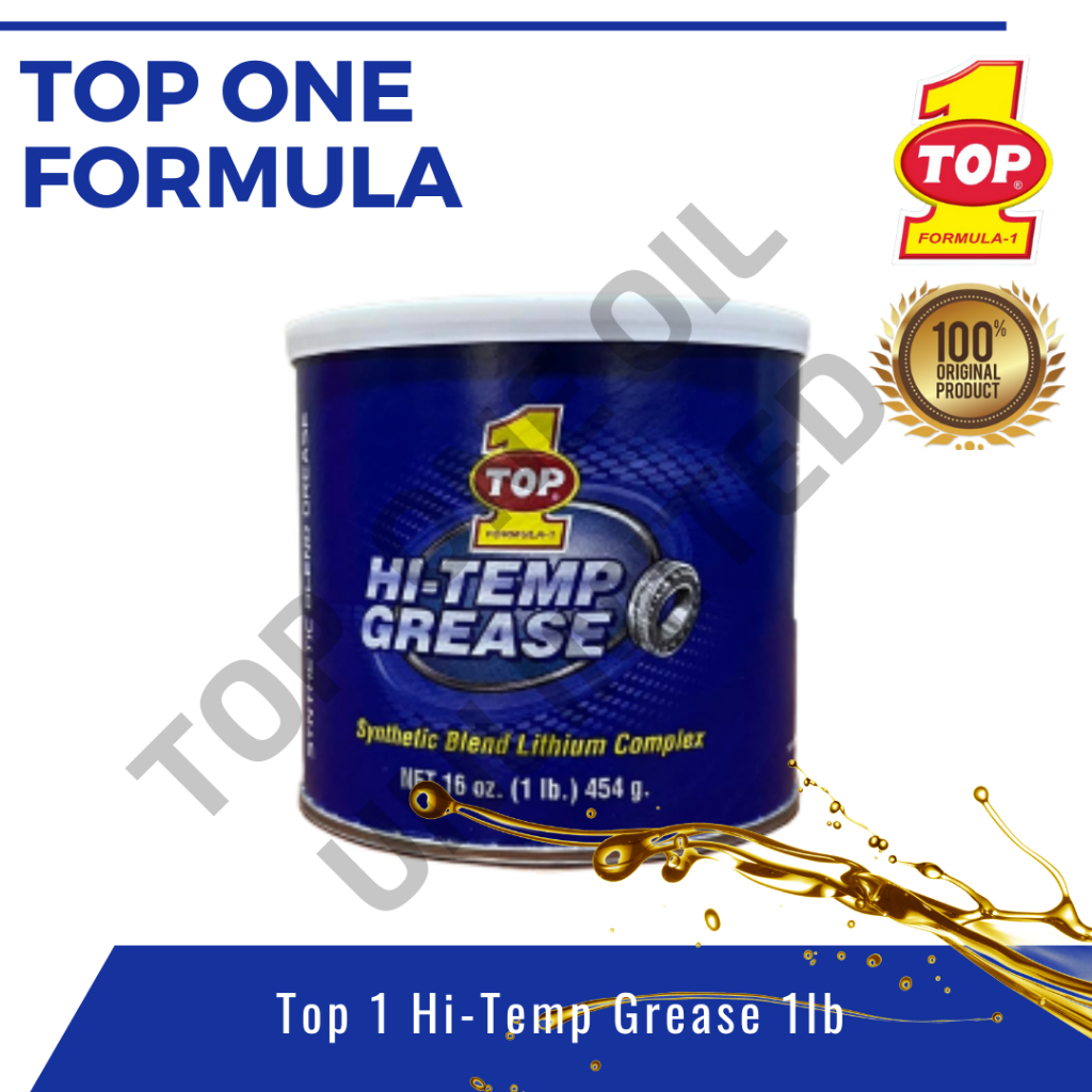 Top 1 Formula- Top One Formula Hi-Temp Grease Synthetic Lithium Complex ...