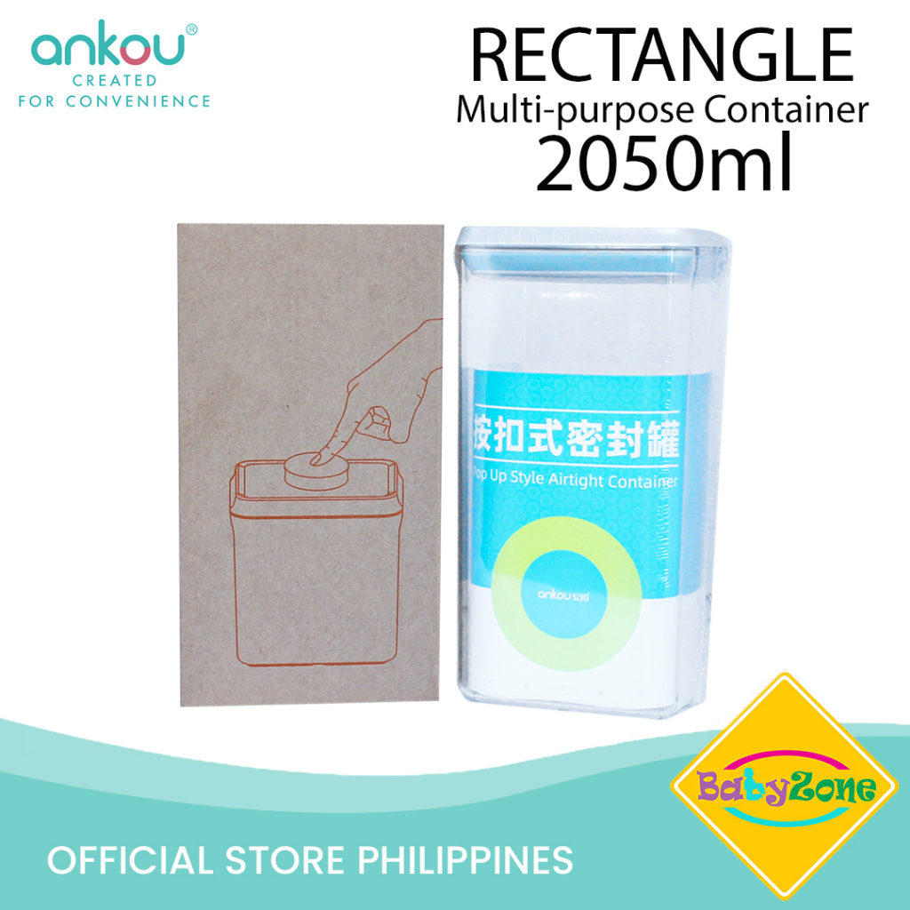 Ankou Airtight 1 Touch Multipurpose Airtight Food Storage Container ...