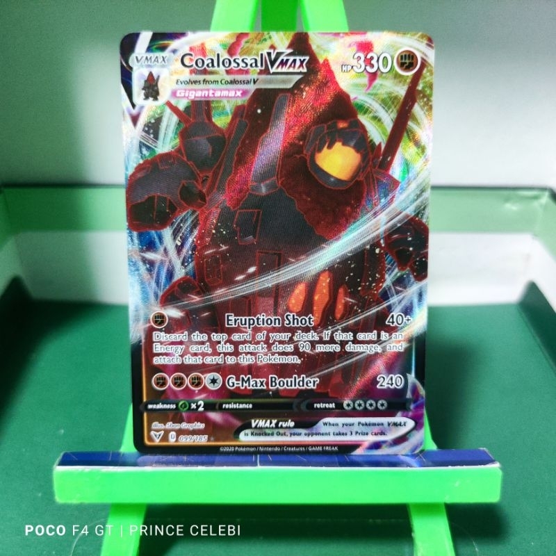 Pokemon TCG - Coalossal Vmax | Shopee Philippines