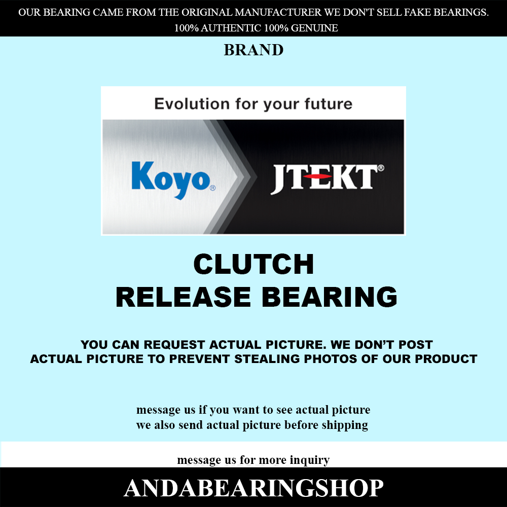 65TNK20 ( 65TNK20FG ) KOYO/JTEKT Clutch release bearing for NISSAN Size ...