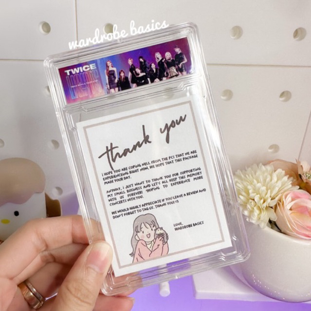 TWICE Concert Ticket Frame/ Photocard Frame with Stand | Shopee Philippines