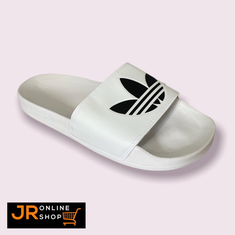 ORIGINAL ADI Adilette Lite (Men, White) | Shopee Philippines