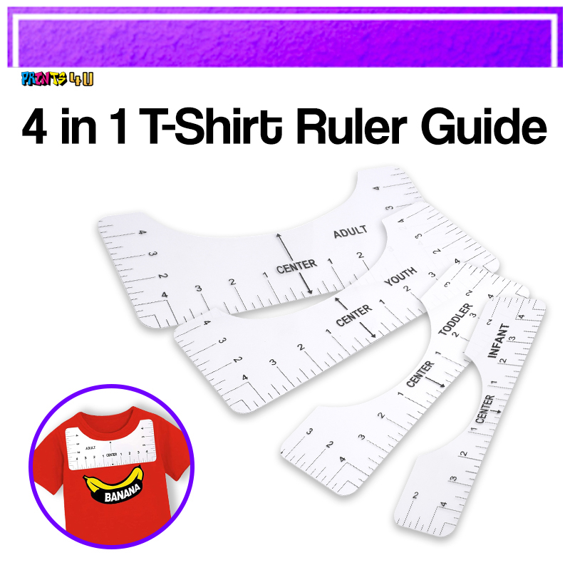 4in1 T-Shirt Ruler Guide Centering Design Placement Tool For Infant ...