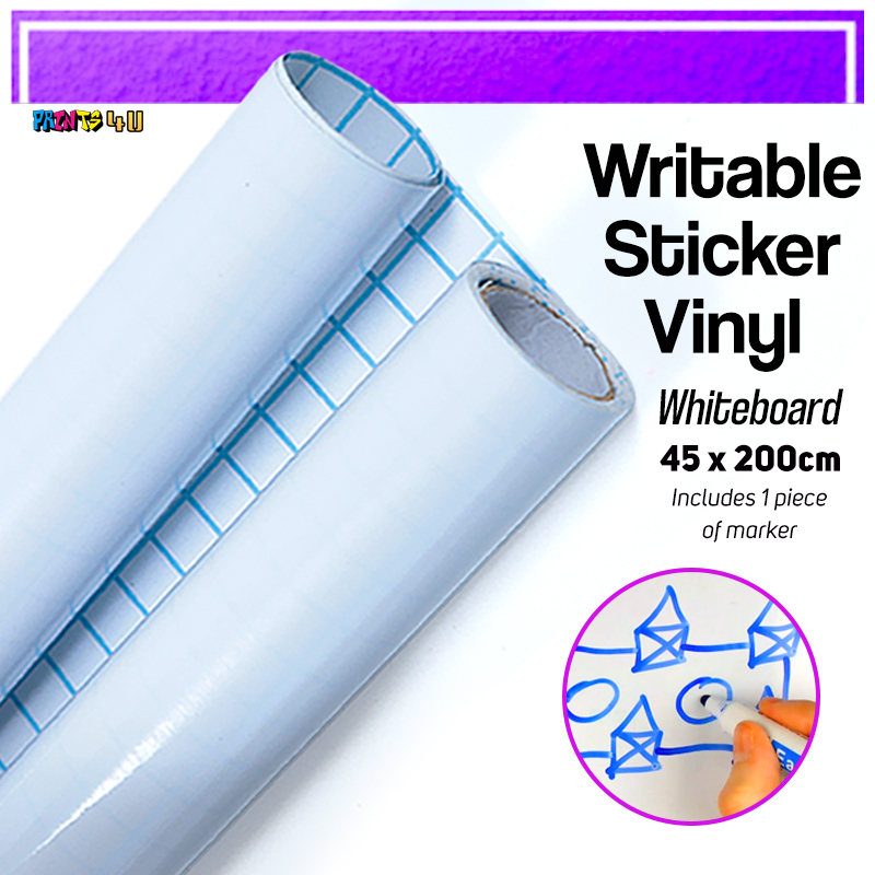 Blackboard Removable Vinyl Sticker Whiteboard 45x200cm | Shopee Philippines