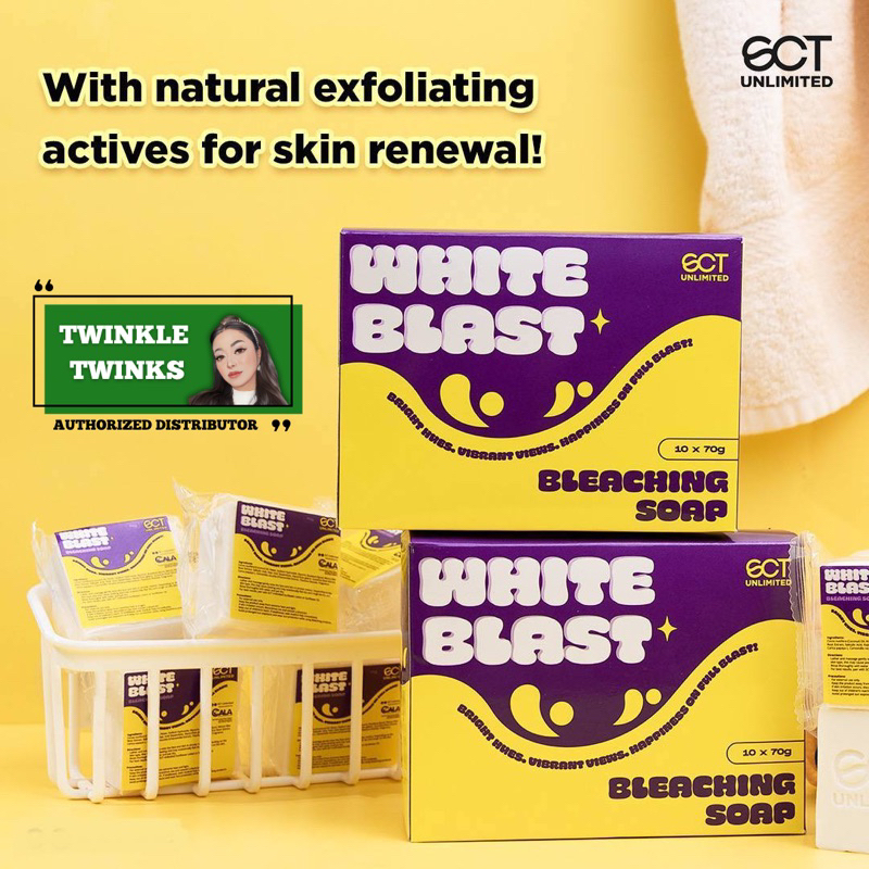 SCT unlimited White Blast Bleaching Soap per Box | Shopee Philippines