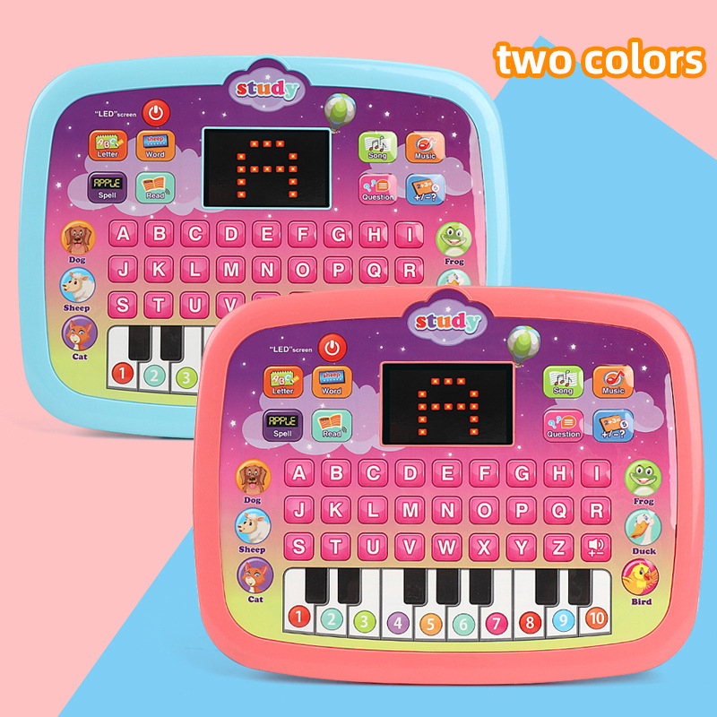 Kids Educational Learning Computer Tablet Learning Toys Baby Character ...