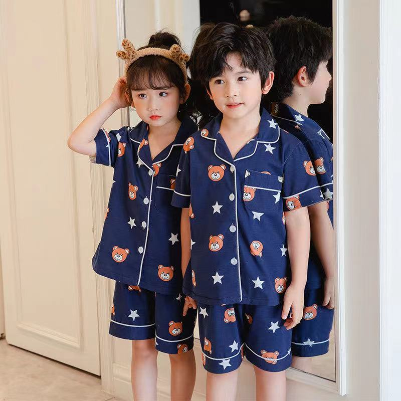 Chimera Korean Inspired Cutie Vibes Combed Cotton Kids Terno Pajama (5 ...