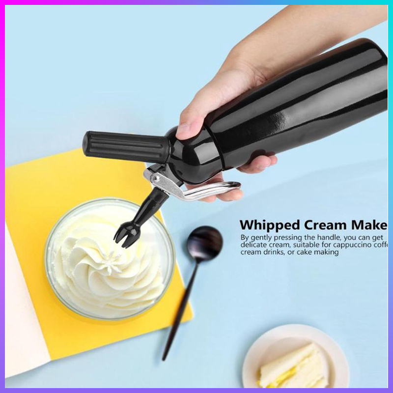 500ML Aluminum Whipped Dessert Cream Butter Dispenser Whipper Foam ...
