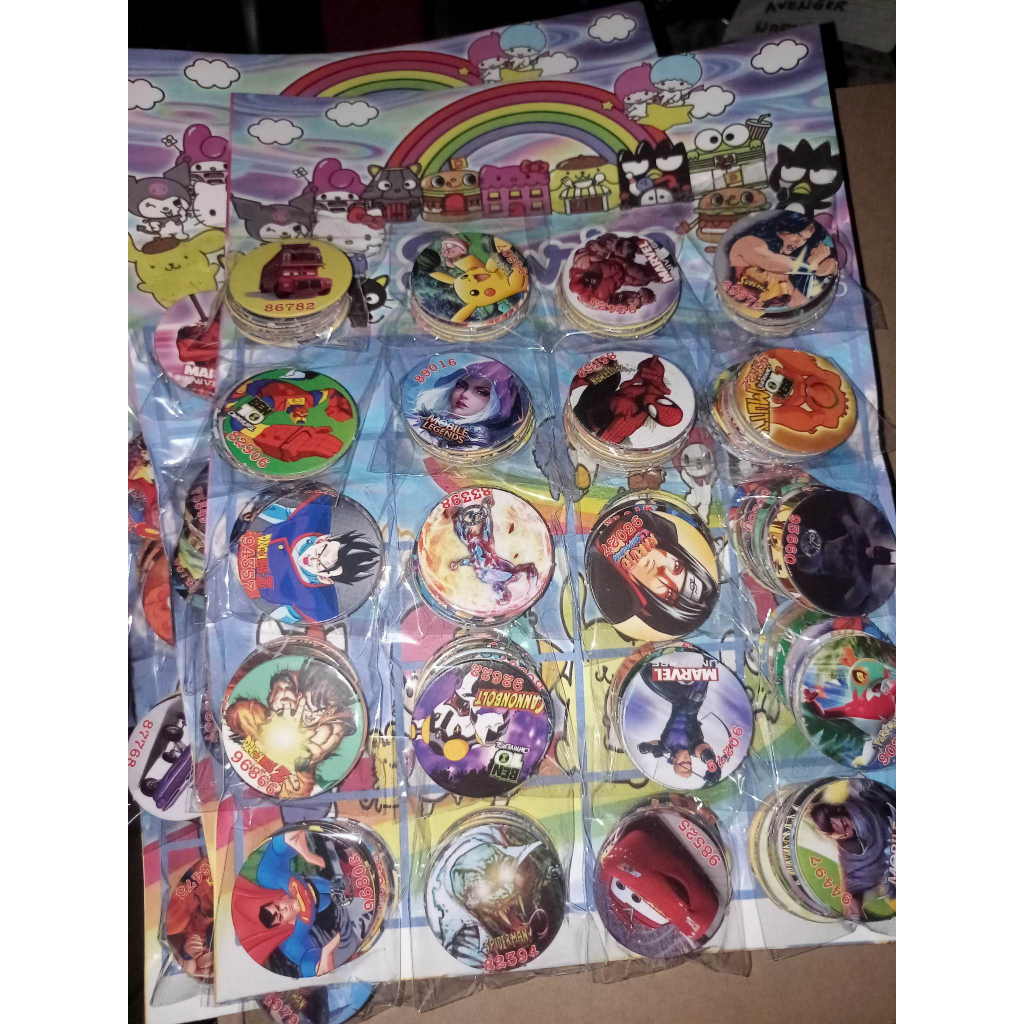 Wholesale 20 packs Pogs Pad /Assorted Pogs Character | Shopee Philippines