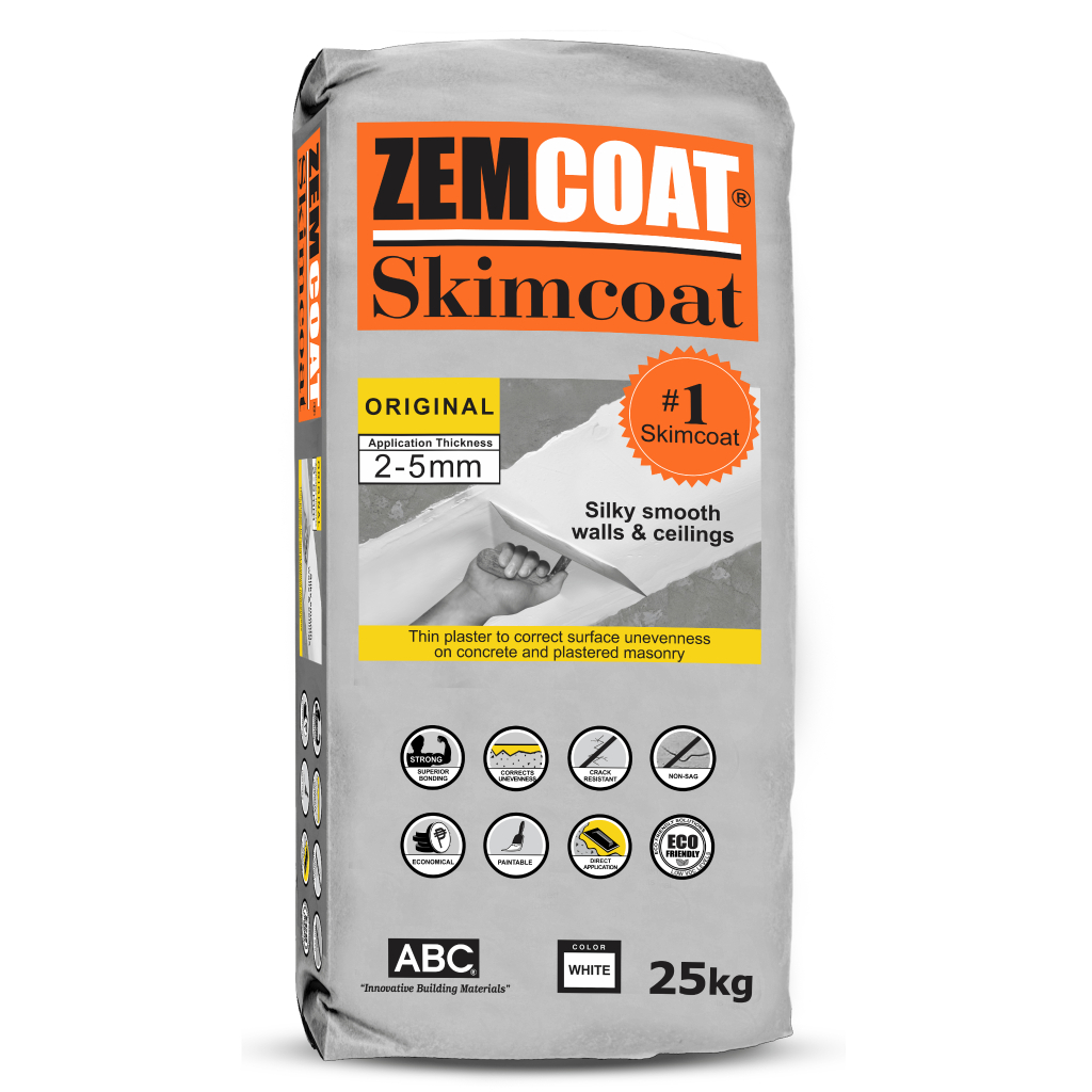 Skimcoat ABC Zemcoat Superfine 20kg Number 1 Skimcoat in PH | Shopee Philippines