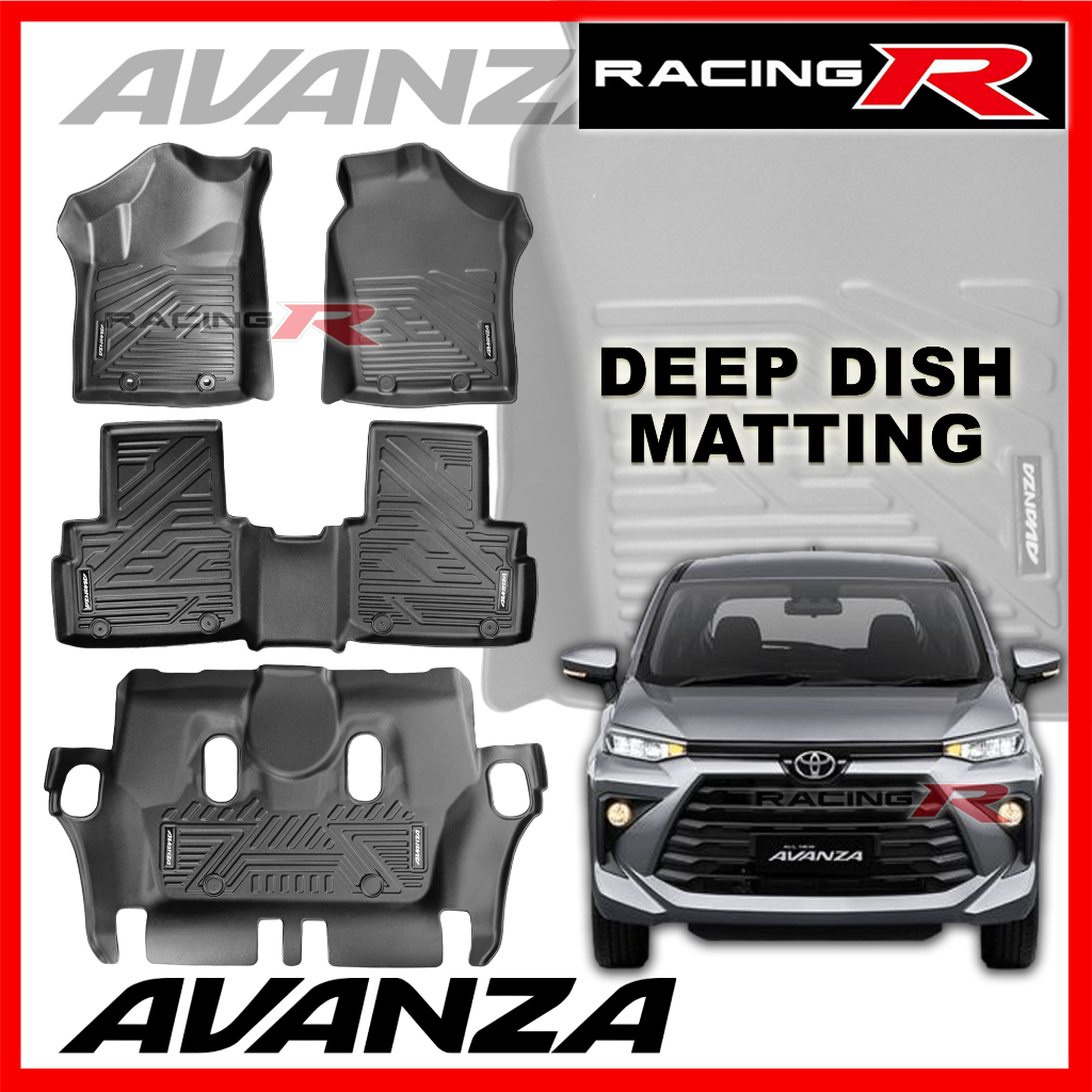 Toyota Avanza 2012 to 2025 OEM Deep Dish Matting 2013 2014 2015 2016 ...