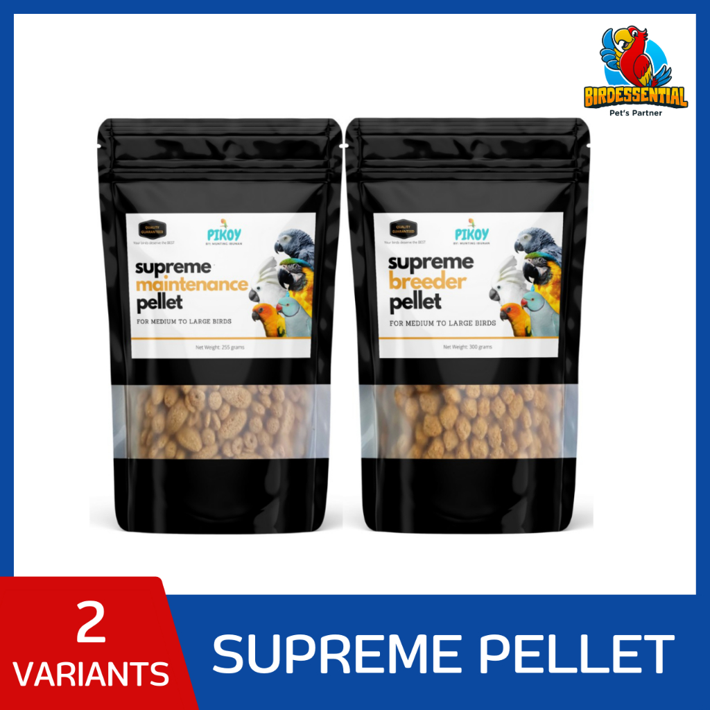 Pikoy Supreme Pellet for medium & large parrots Macaws, African Grey ...