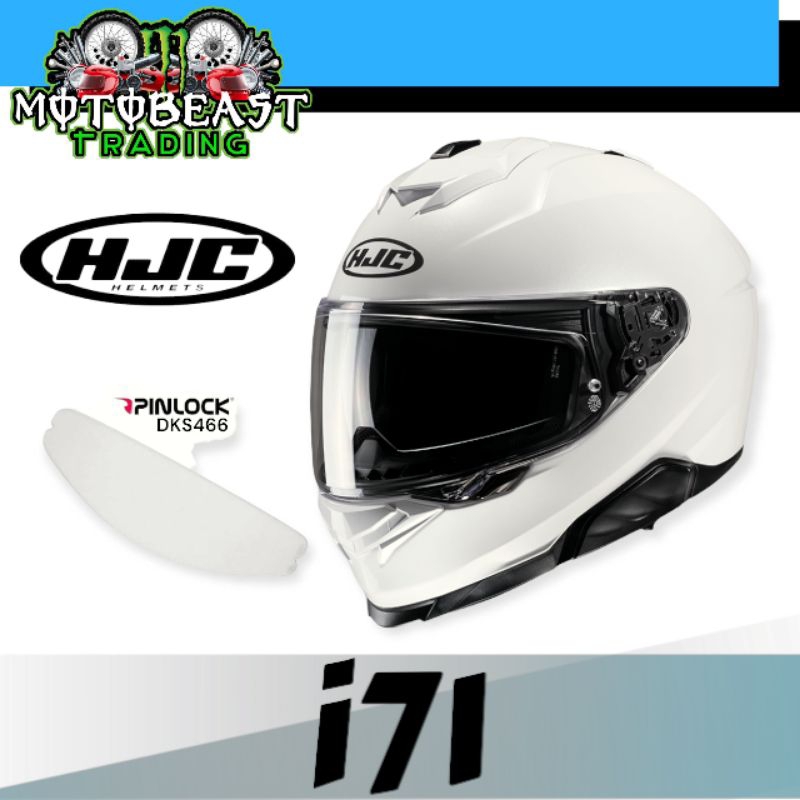 HJC I71 Fullface Dual Visor Helmet W Free Antifog Visor Shopee