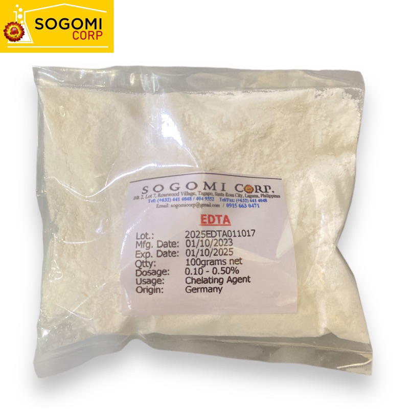 EDTA TETRASODIUM (1KILO) #SOGOMI | Shopee Philippines