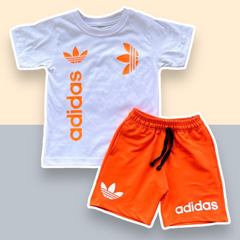 Adidas Neon Cotton Terno for Kids | Shopee Philippines